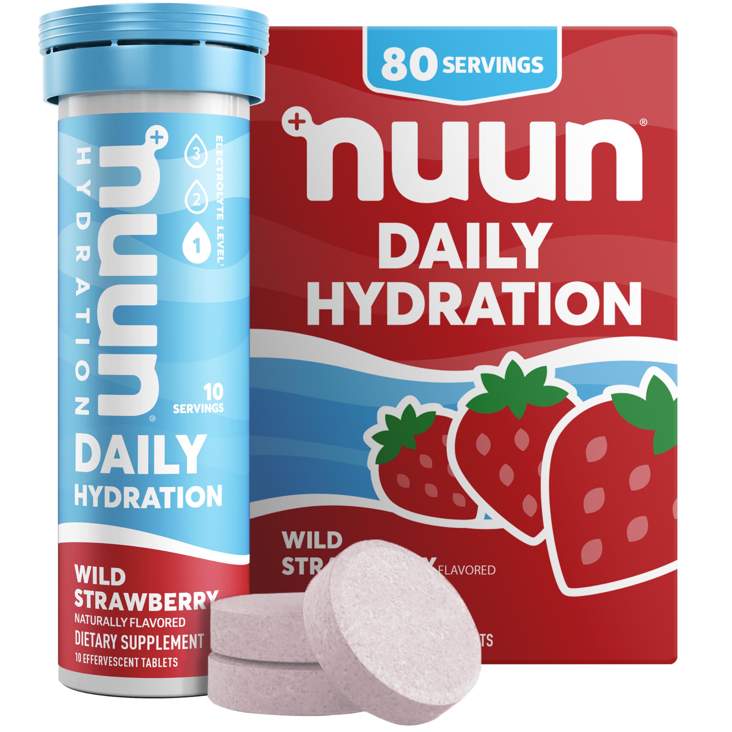 Nuun electrolyte replacements for hydration