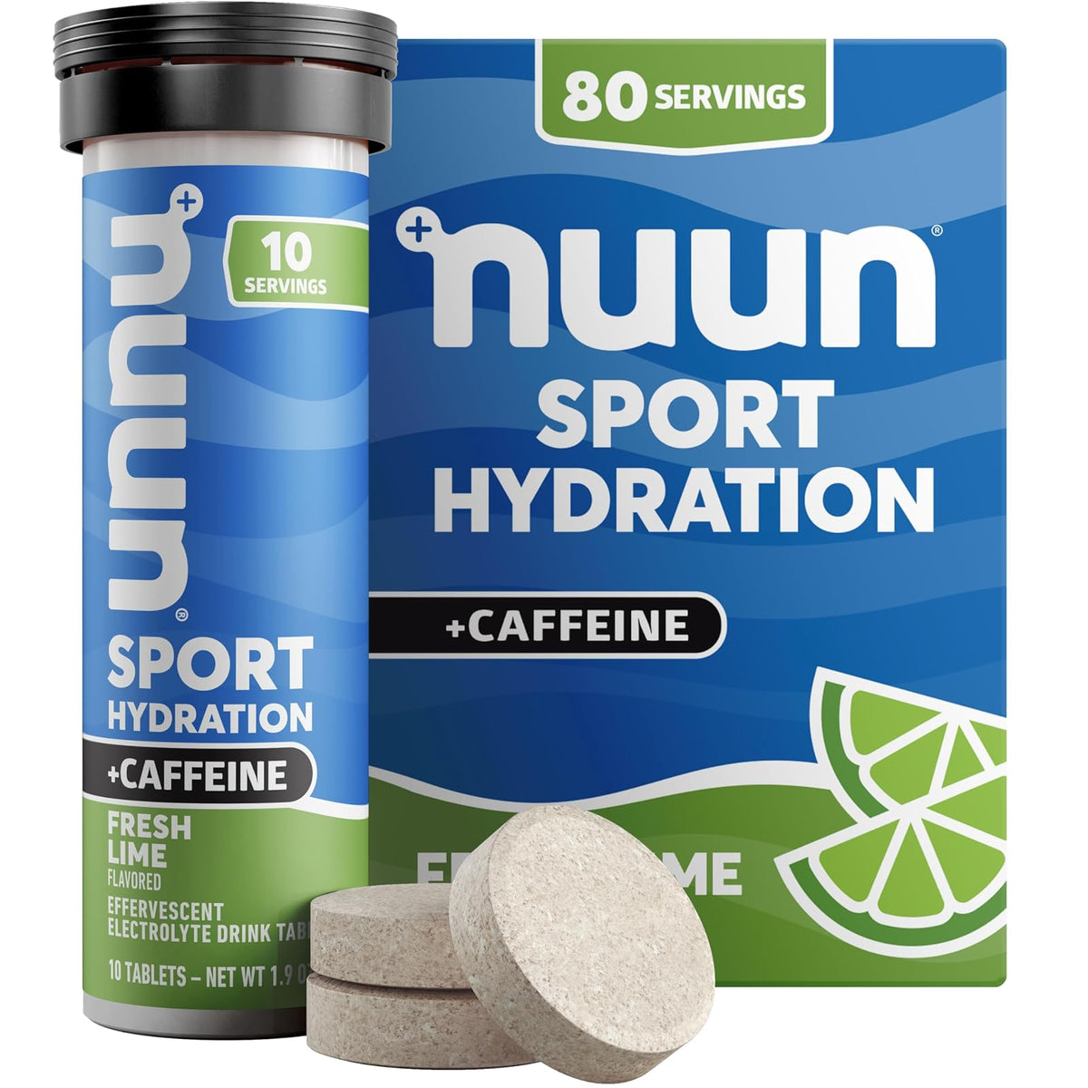 Nuun electrolyte tablets for hydration