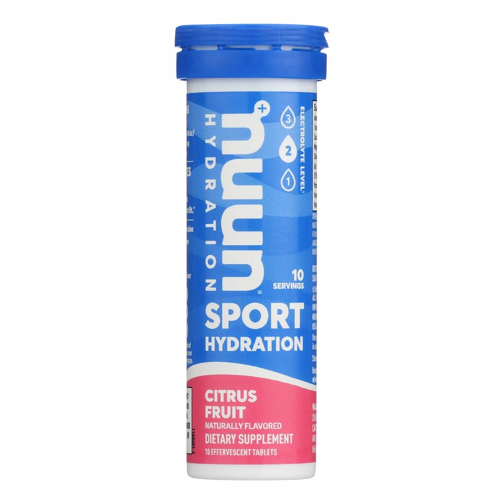 Nuun electrolyte tablets for hydration