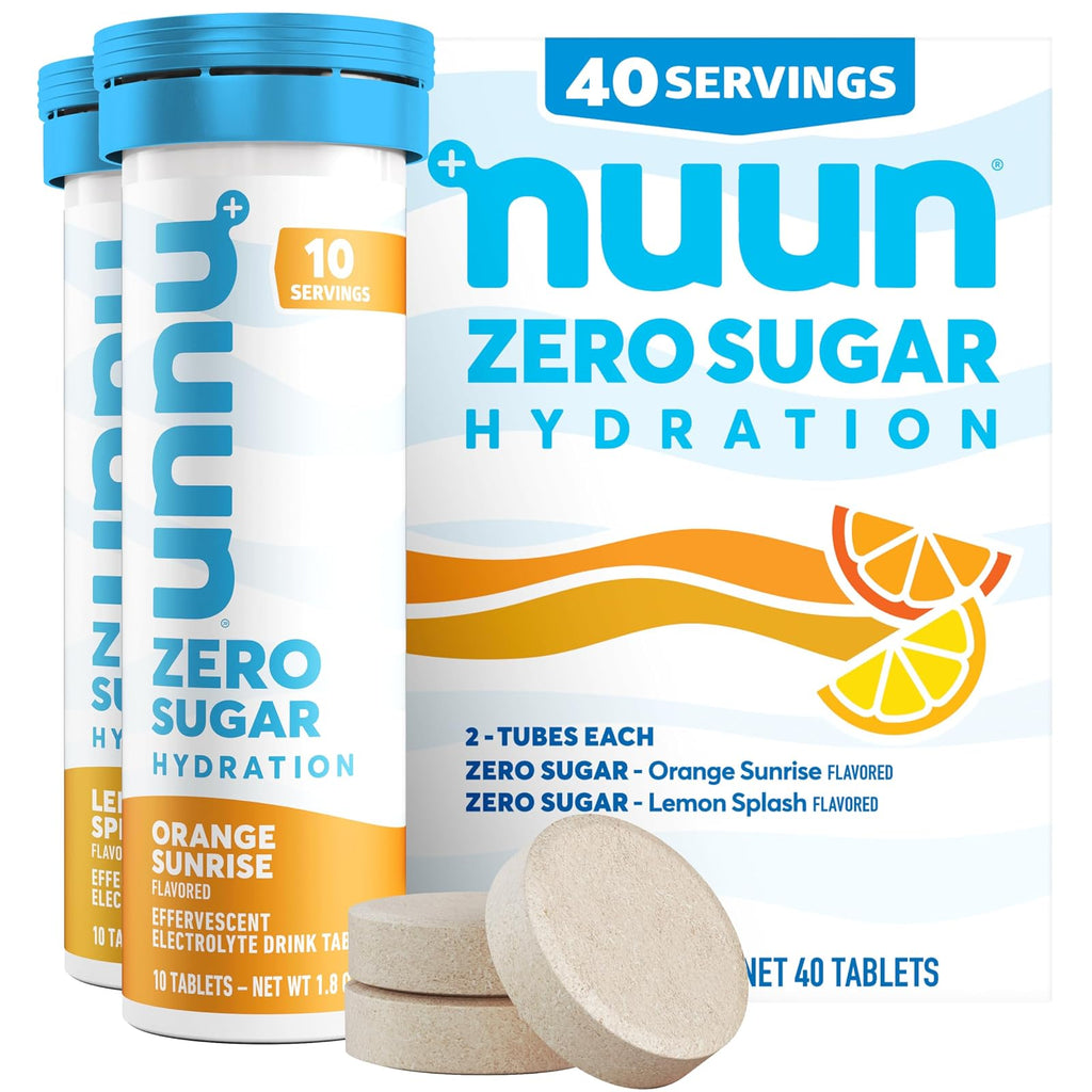 Nuun electrolyte tablets for hydration