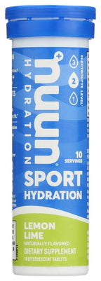 Nuun electrolyte tablets for hydration