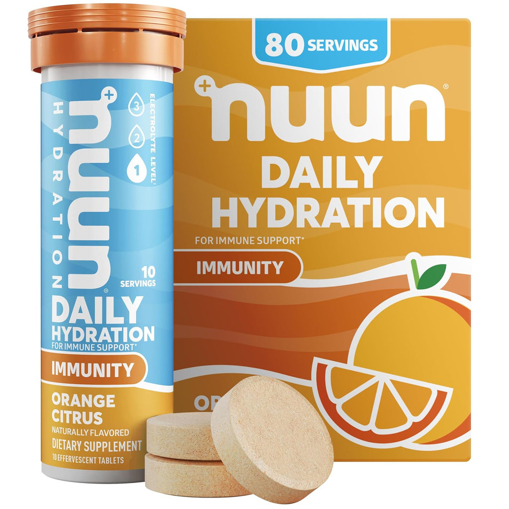Nuun electrolyte tablets for hydration