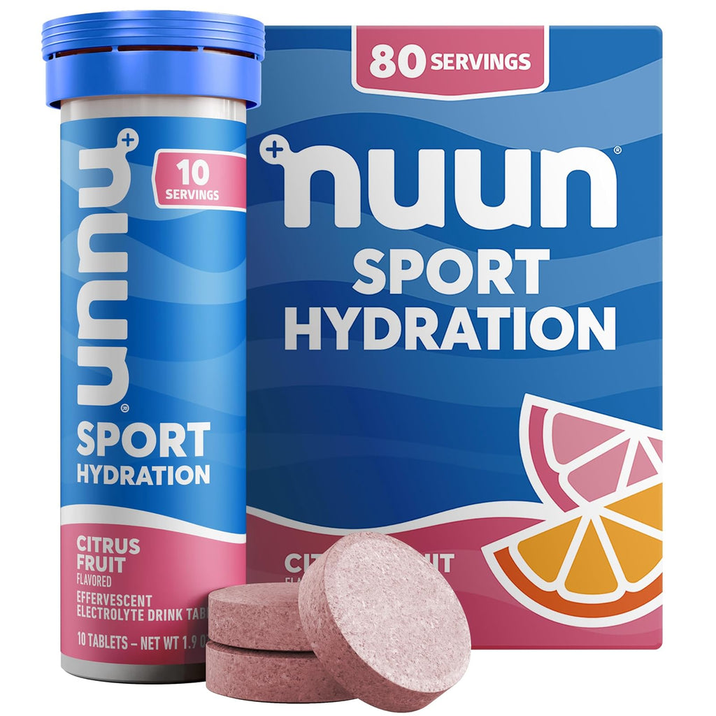 Nuun electrolyte tablets for hydration
