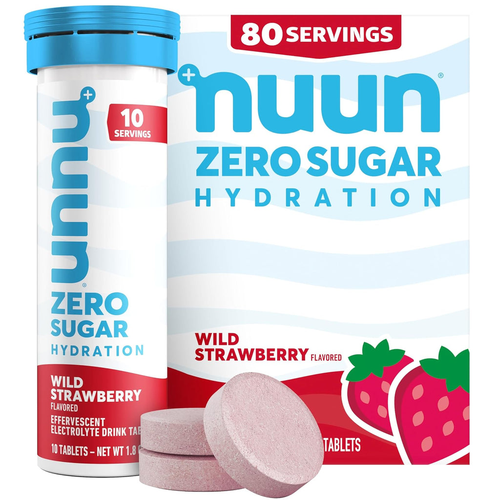 Nuun electrolyte tablets for hydration