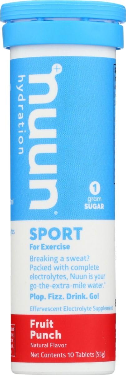 Nuun electrolyte tablets for hydration