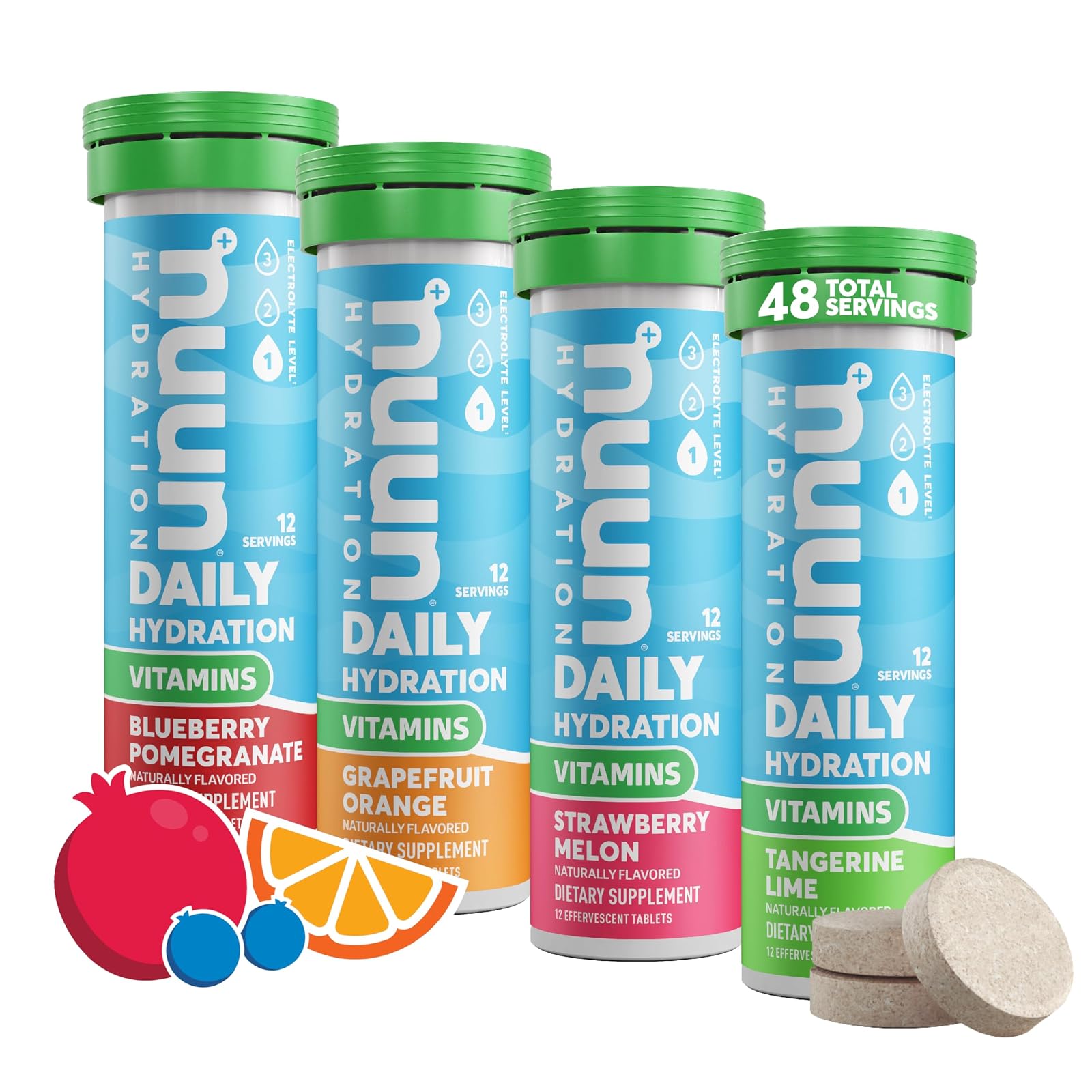 Nuun electrolyte tablets mixed fruit