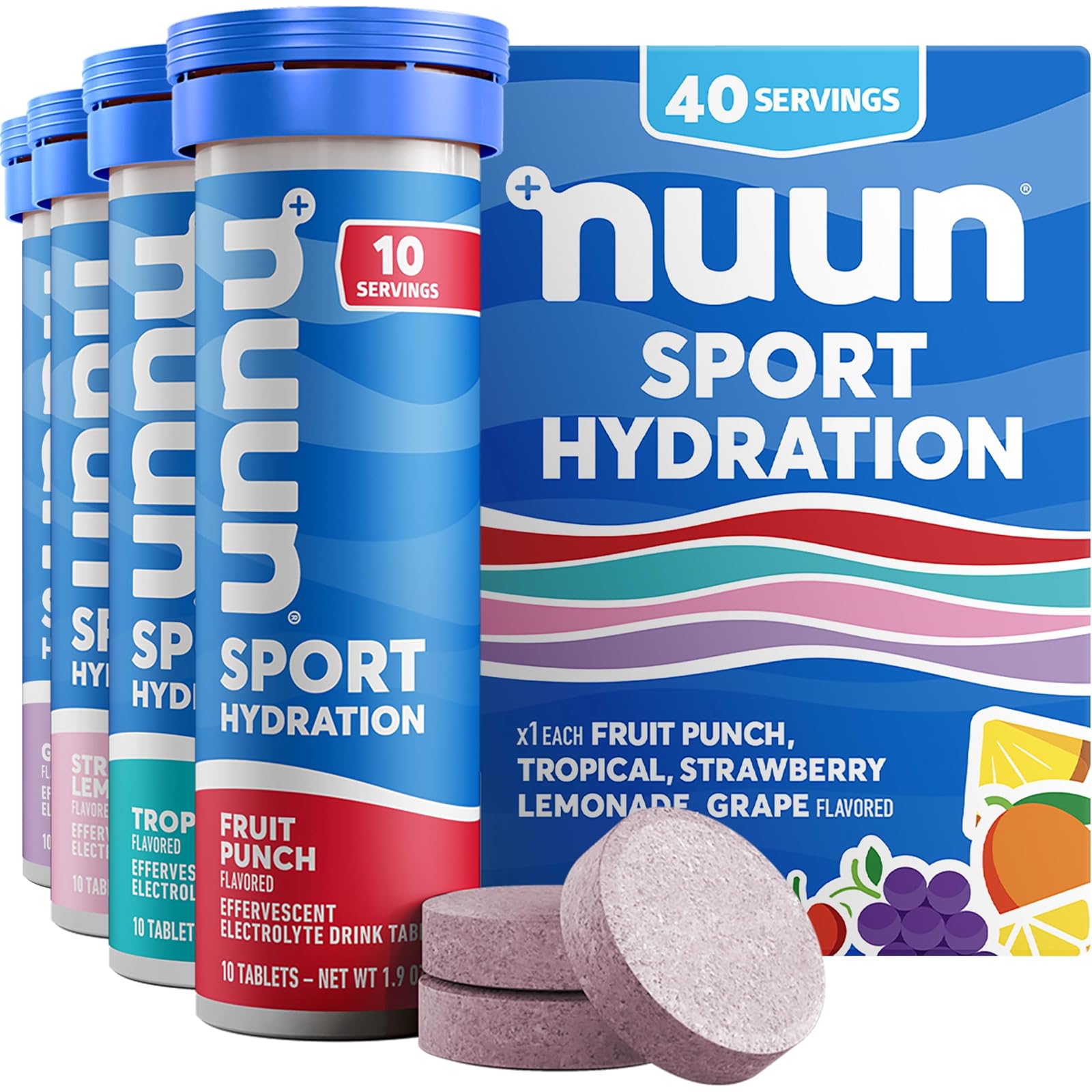 Nuun Sport electrolyte tablets for hydration