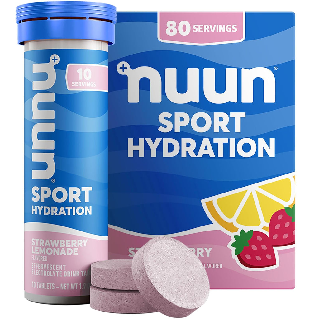 Nuun Sport electrolyte tablets strawberry lemonade