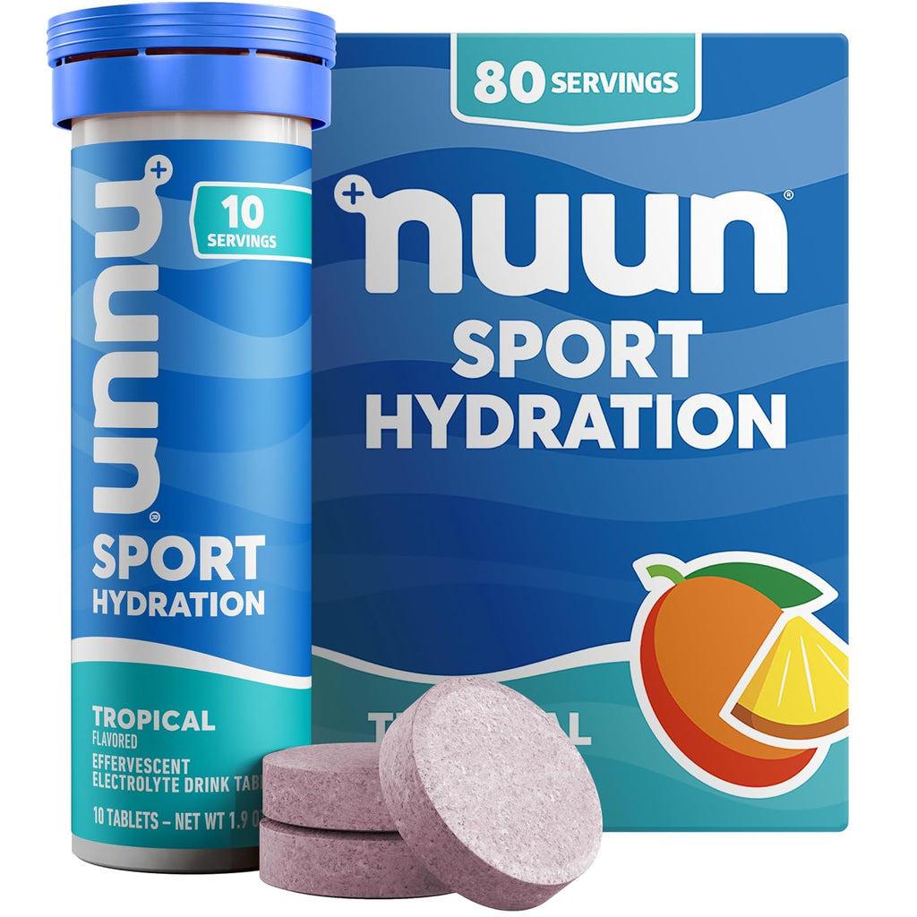 Nuun Sport electrolyte tablets tropical flavour