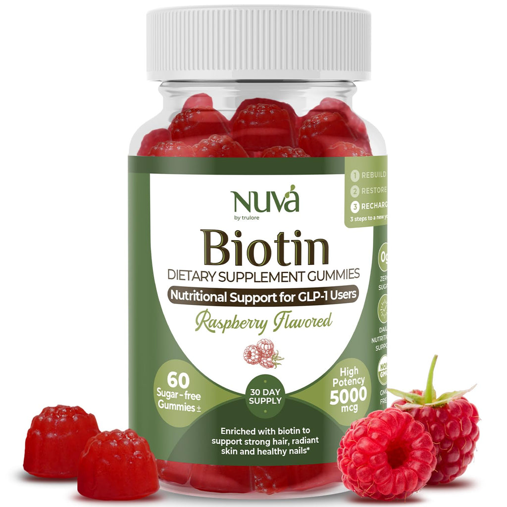 NuVa Biotin Gummies for healthy hair