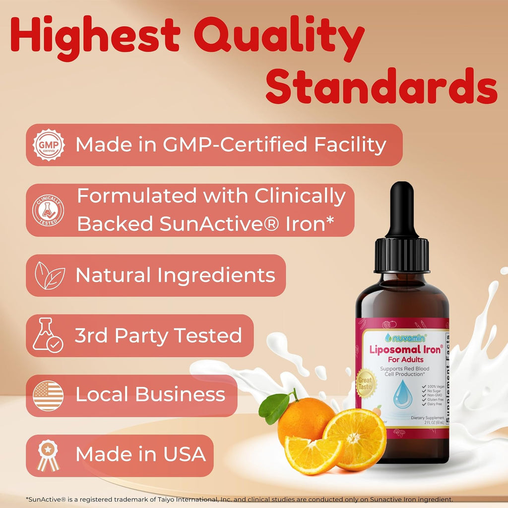 Nuvamin iron drops for daily wellness