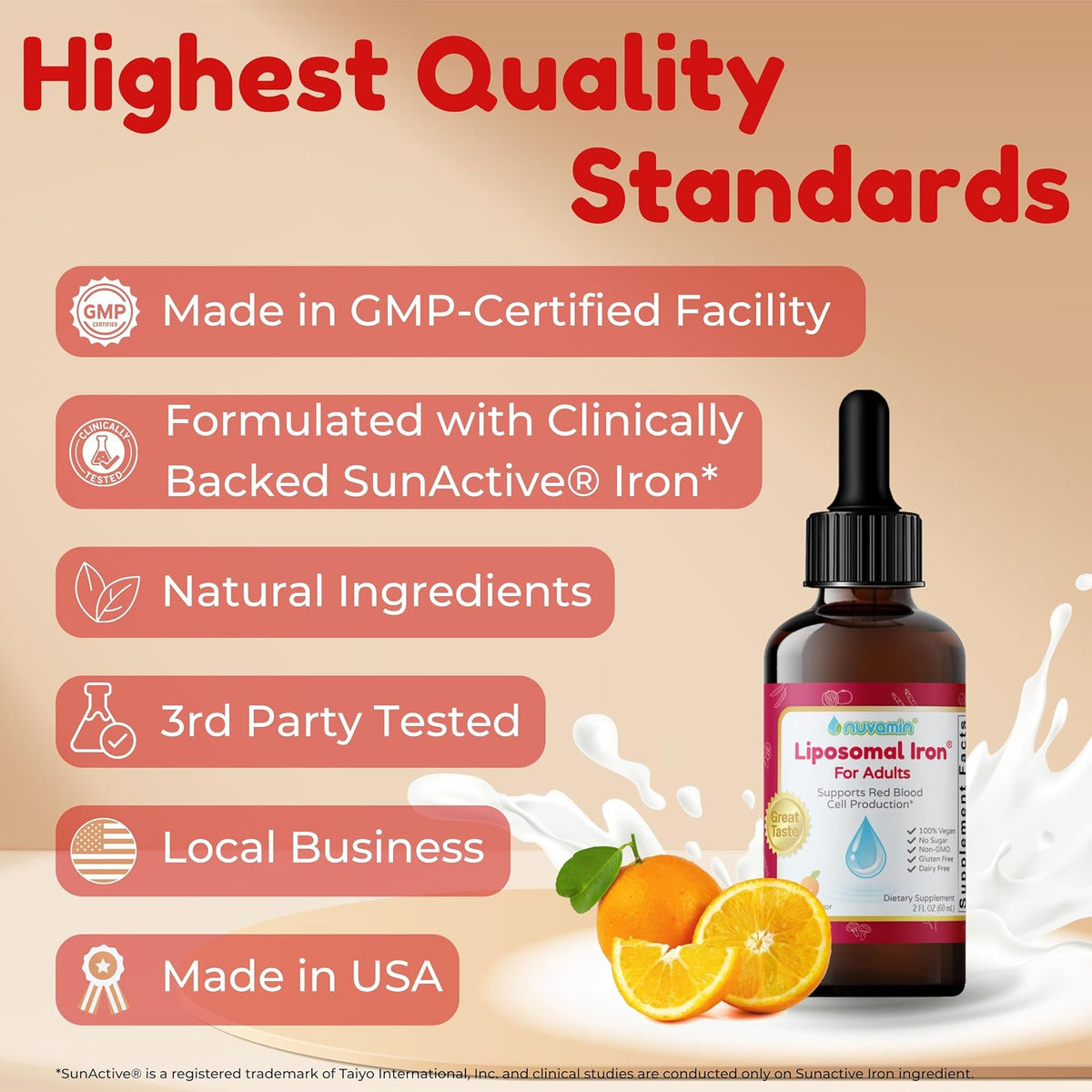 Nuvamin iron drops for daily wellness