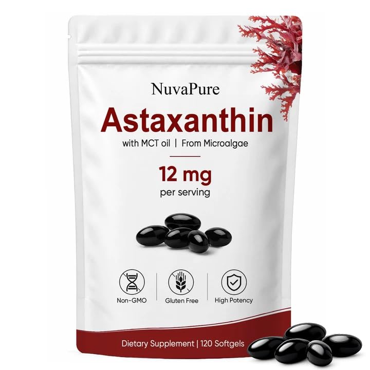 NuvaPure Astaxanthin softgel capsules