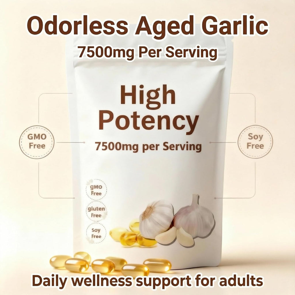 Nuvapure garlic supplement for heart health