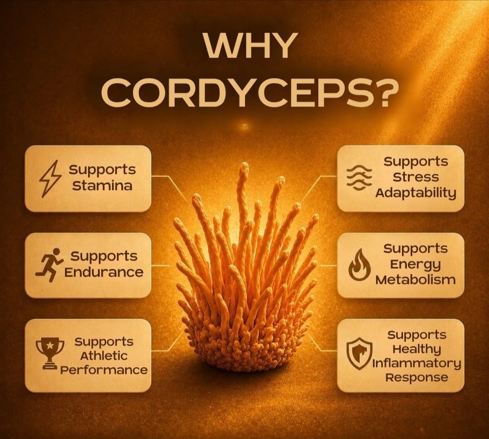 Nuvedo cordyceps health benefits