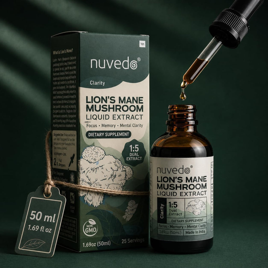 Nuvedo Lion's Mane mushroom extract benefits