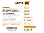 Nuvit vitamin D3 pack of 8
