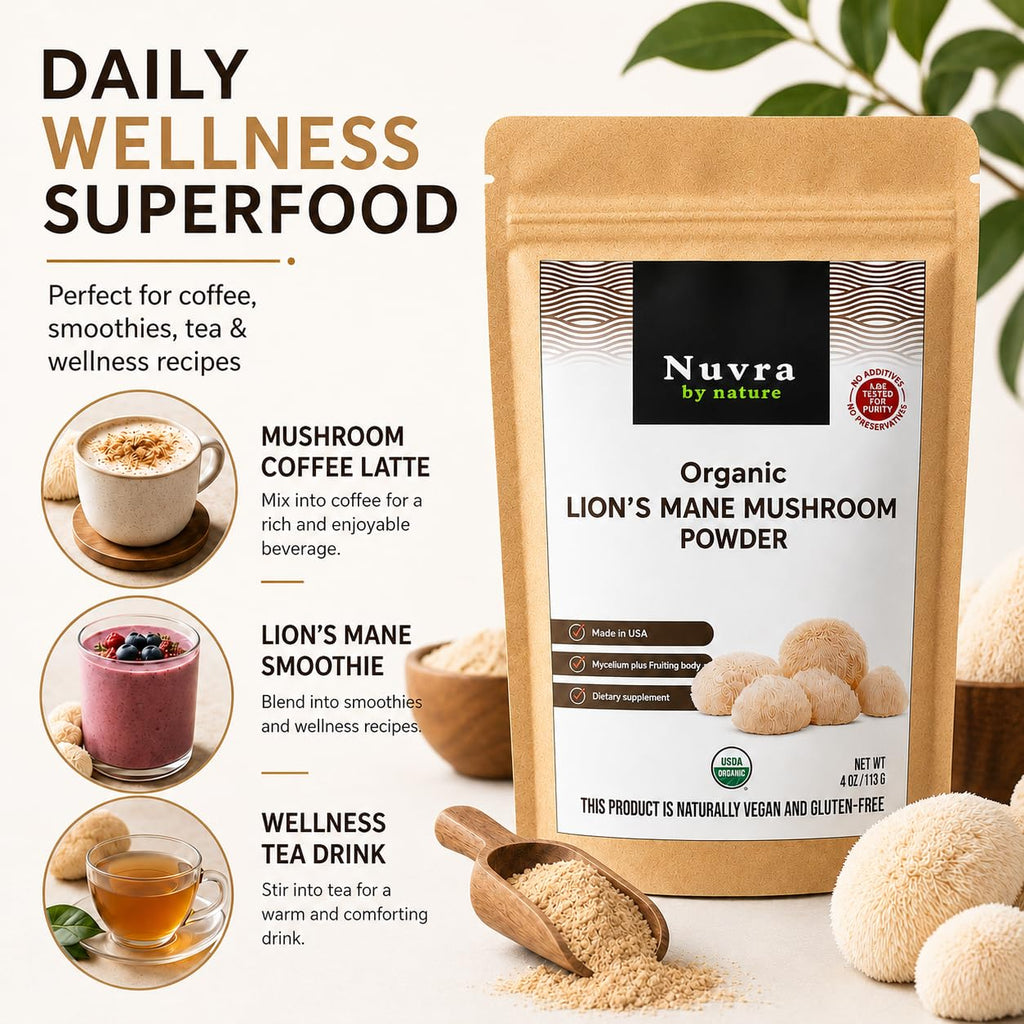 Nuvra adaptogen powder for wellness
