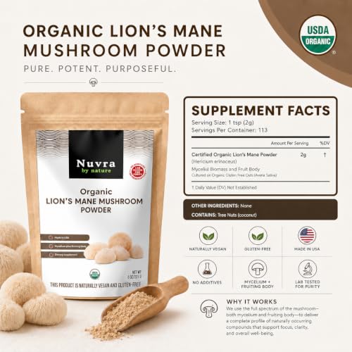 Nuvra Lion's Mane for wellness
