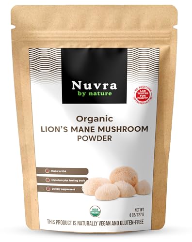 Nuvra Lion's Mane mushroom powder