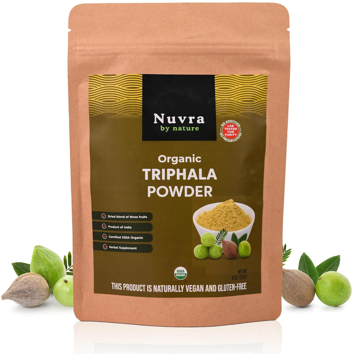 Nuvra organic triphala powder benefits