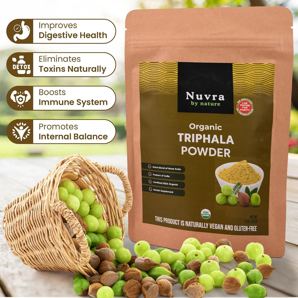 Nuvra triphala for detoxification