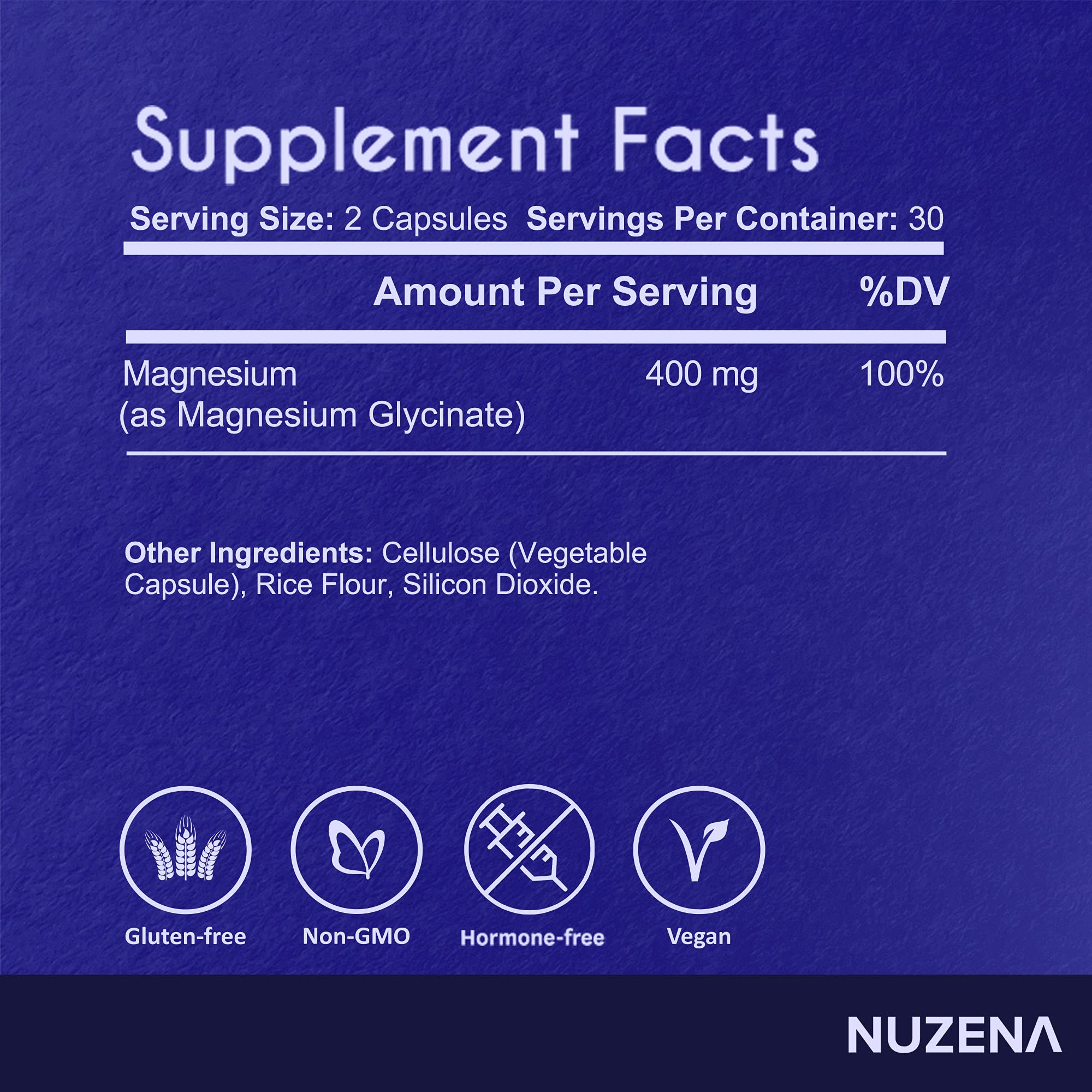 NUZENA magnesium for overall well-being