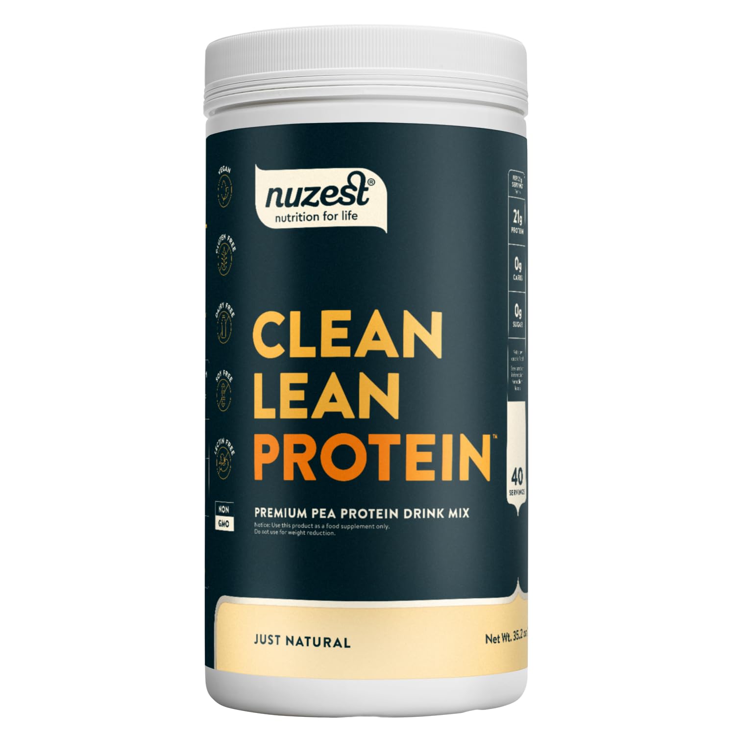 Nuzest Clean Lean Protein unflavored powder