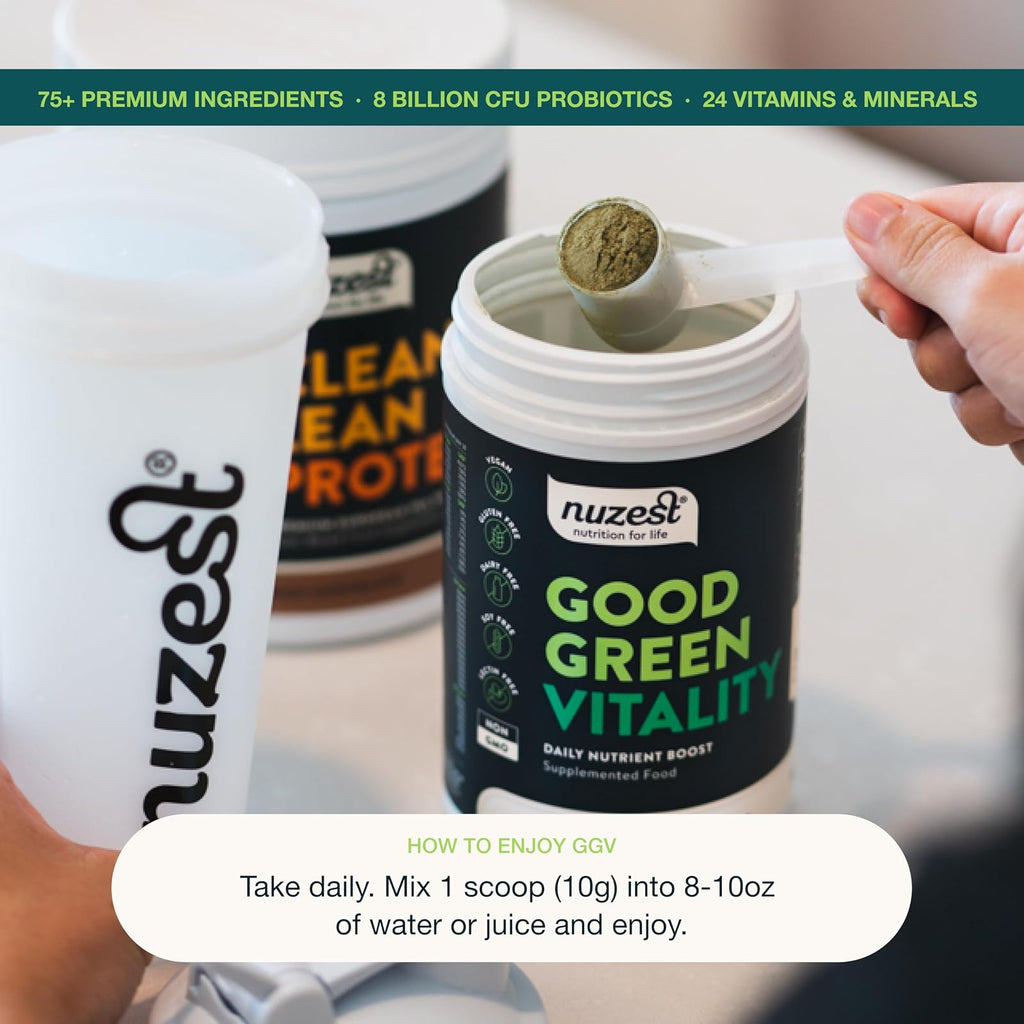 Nuzest greens powder for vitality