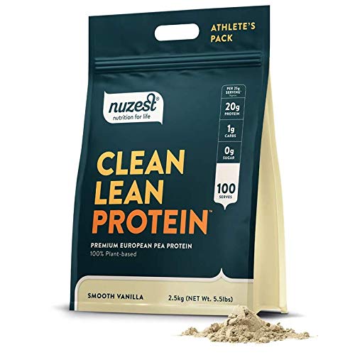 Nuzest vegan pea protein powder