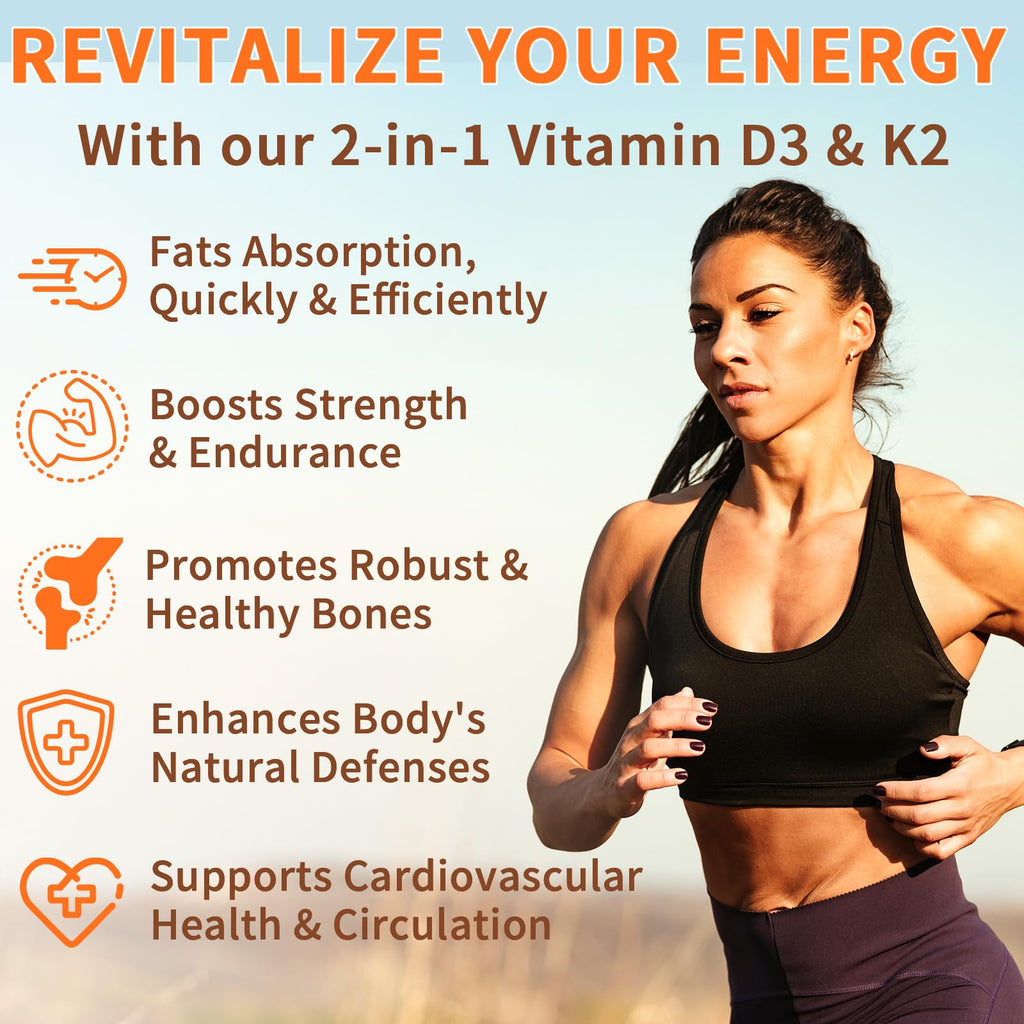 Nyloriaine Vitamin D3 K2 immune support