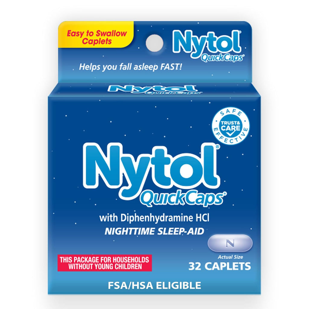 Nytol melatonin sleep aid capsules