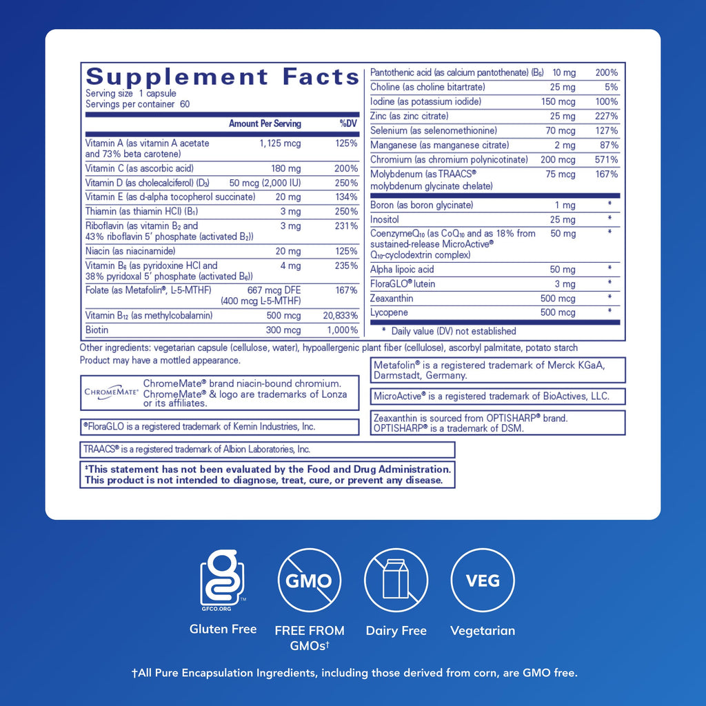 O.N.E. multivitamin for overall wellness