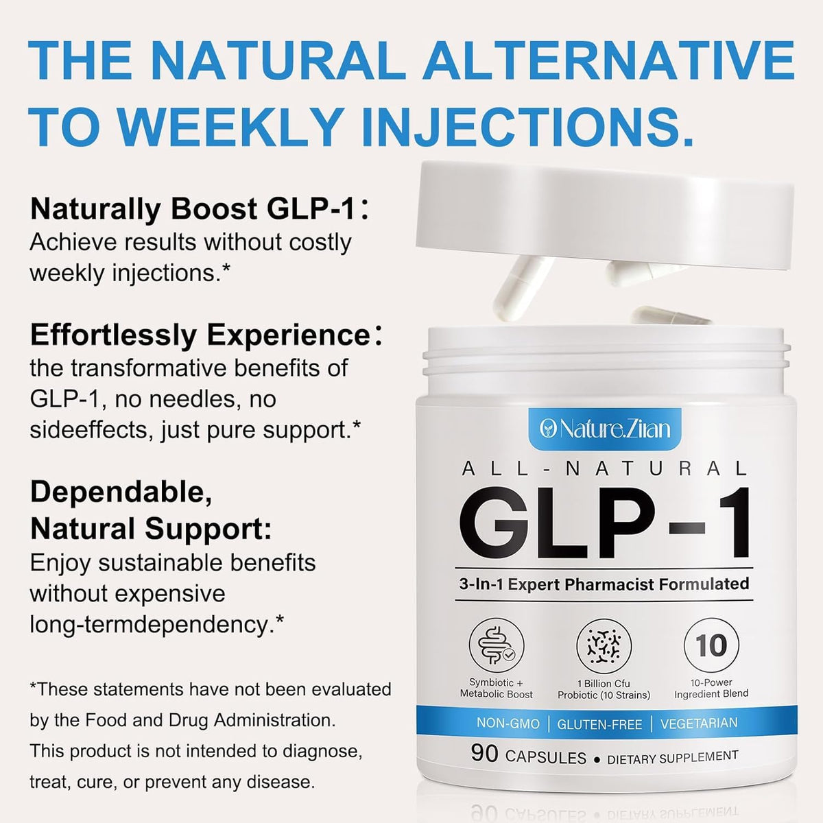 O NATURE GLP-1 appetite control capsules