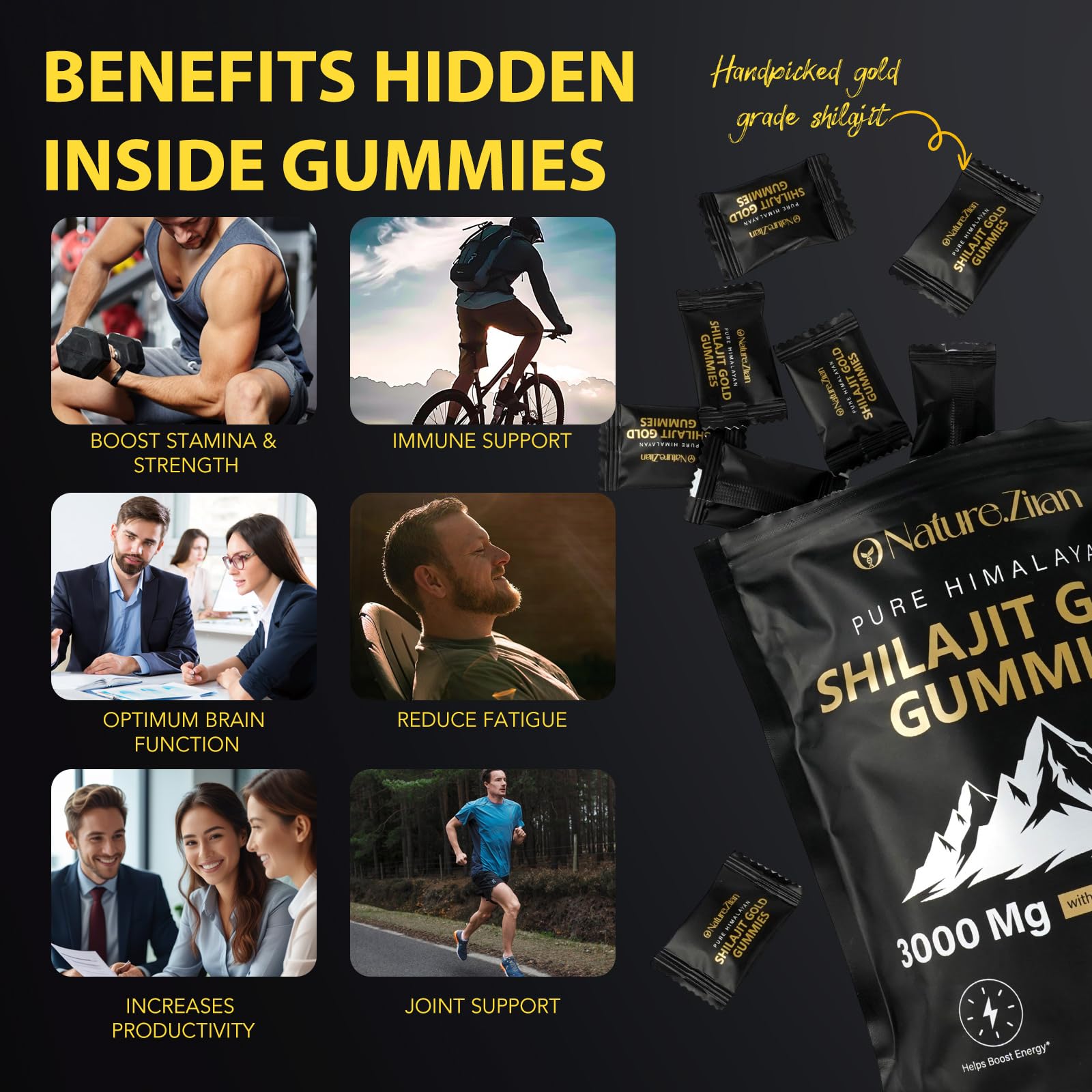 O NATURE ZIRAN Shilajit gummies