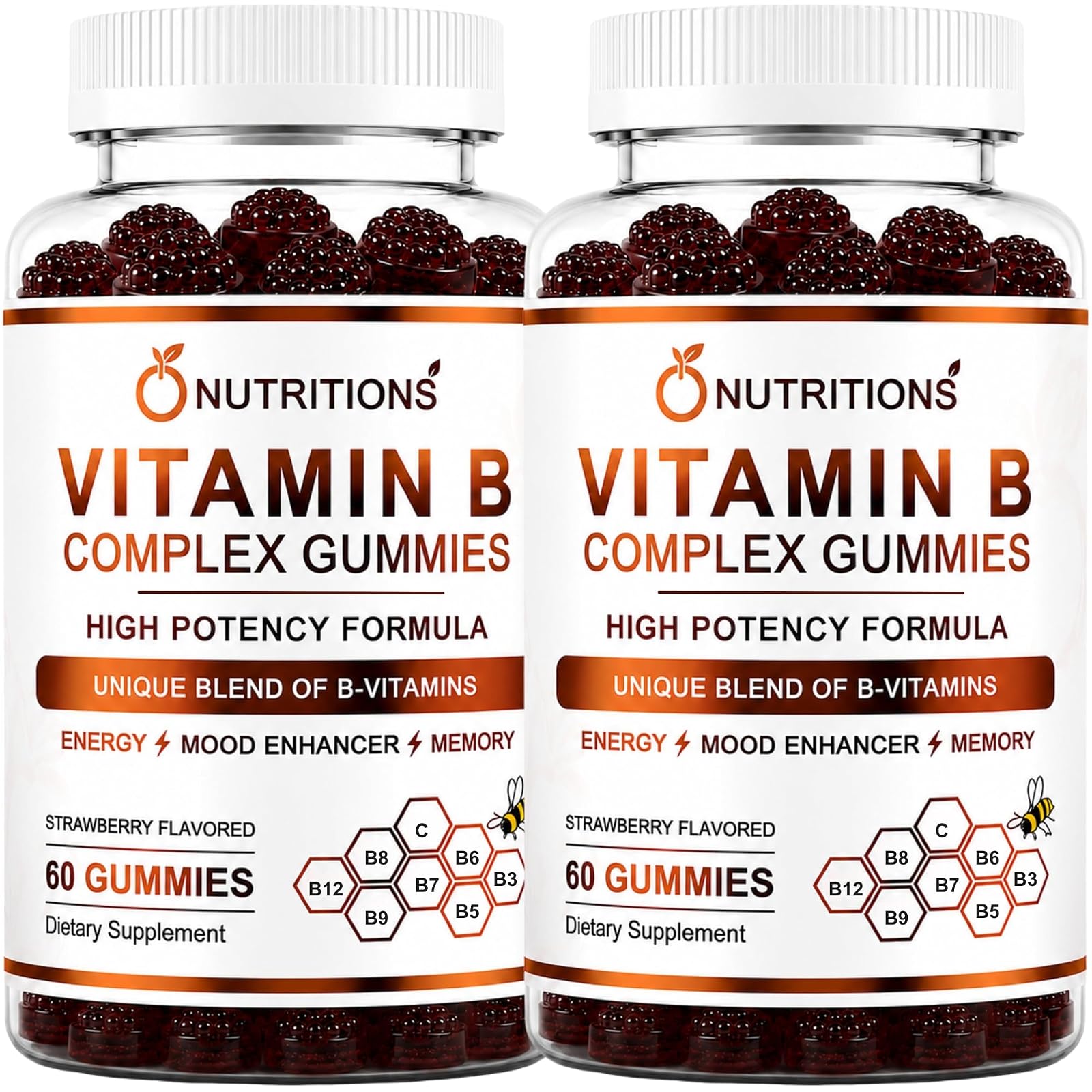 O NUTRITIONS vitamin b complex gummies