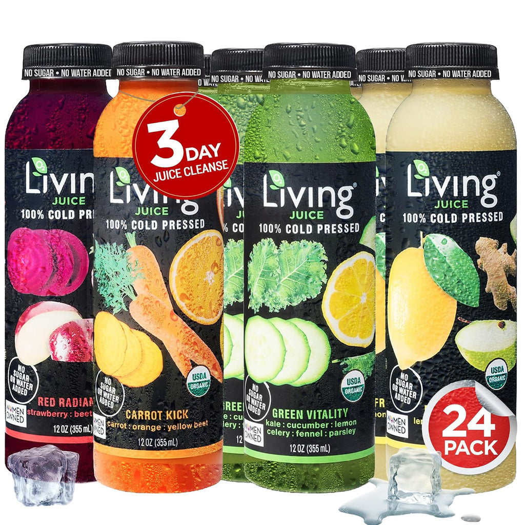 O2 Living organic juice cleanse pack