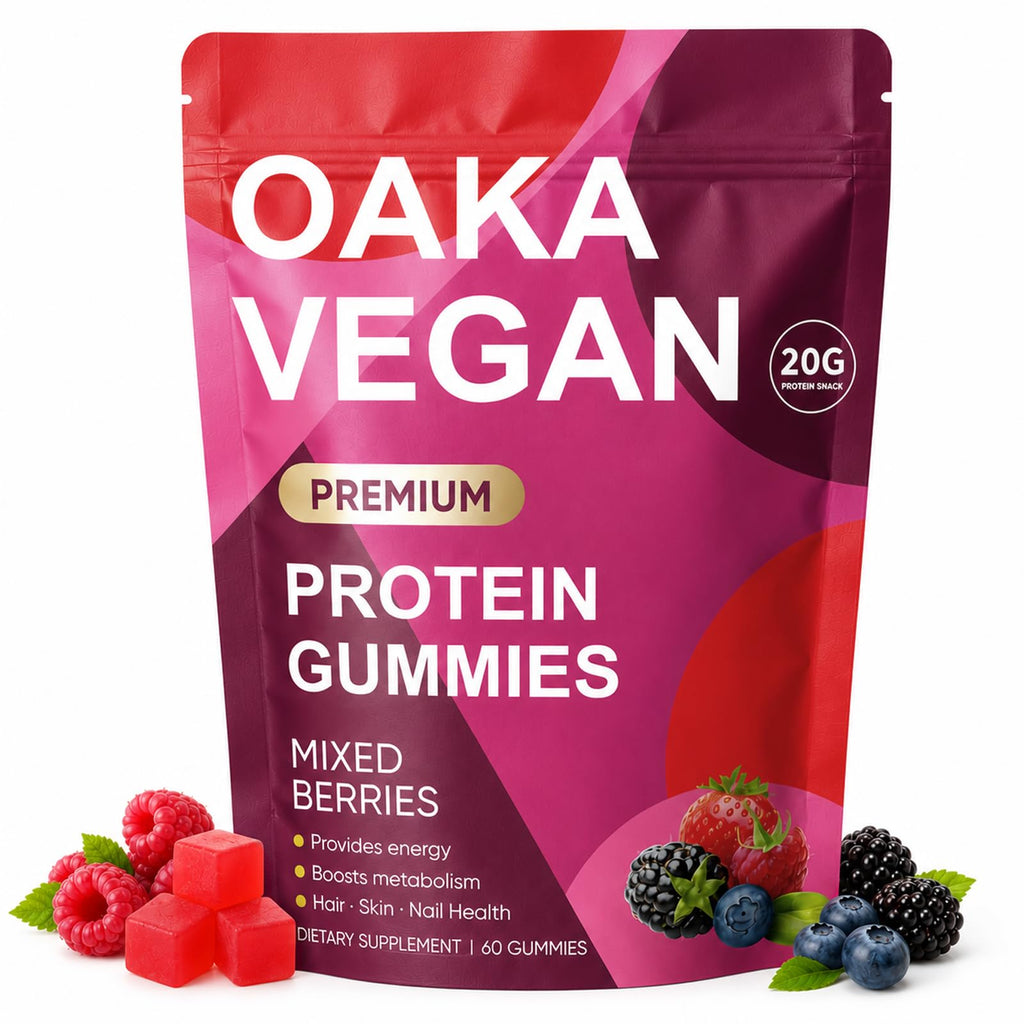 OAKA AEGAN protein gummies for energy