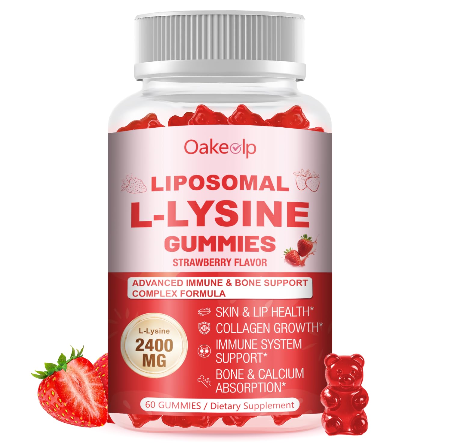 Oakevlp L-Lysine gummies for immune support