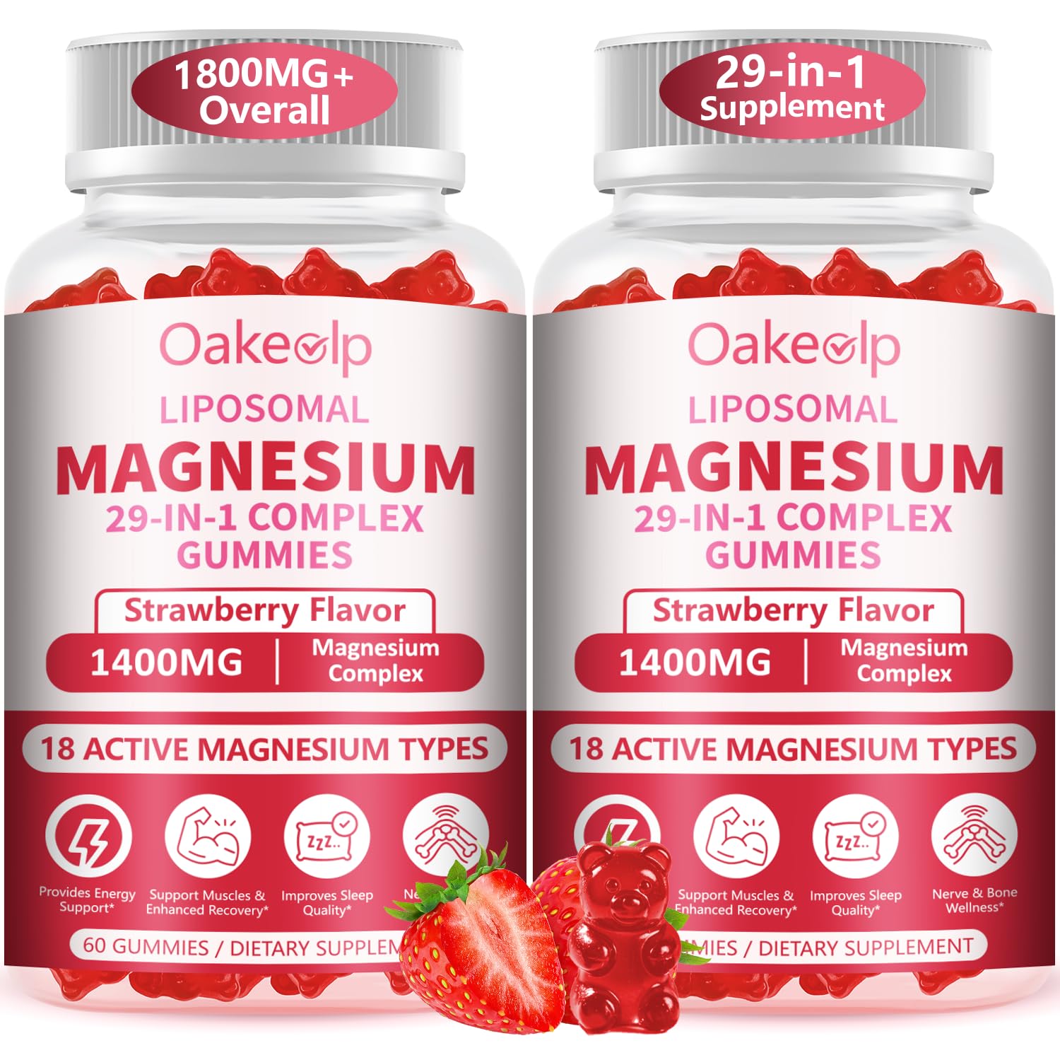 Oakevlp magnesium gummies for relaxation