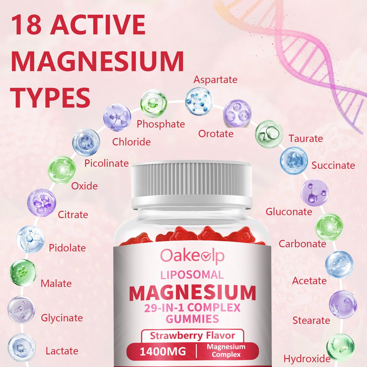 Oakevlp magnesium gummies for sleep