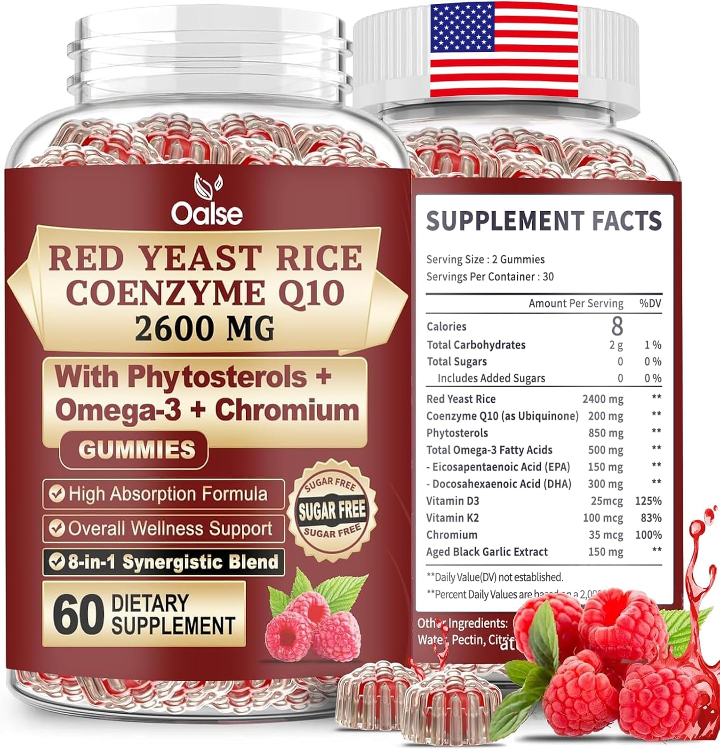 OALSE red yeast rice gummies
