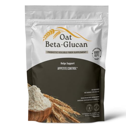 Oat beta glucan powder supplement