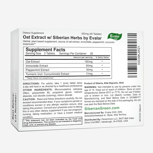 oat extract with immortelle benefits