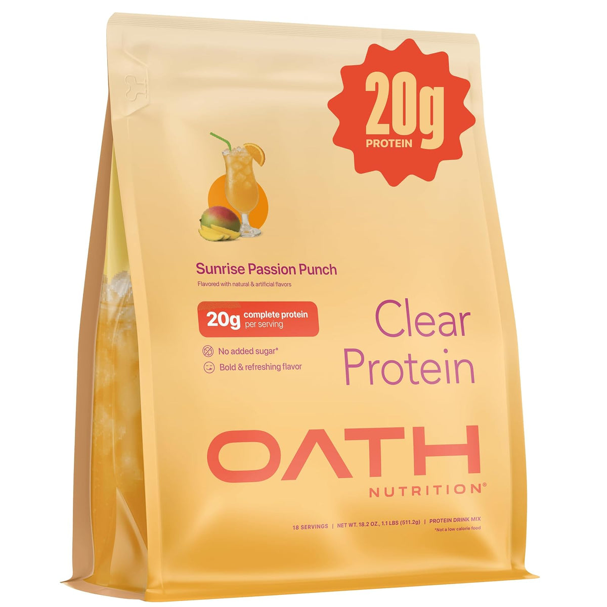 Oath Nutrition Clear Whey Isolate protein powder