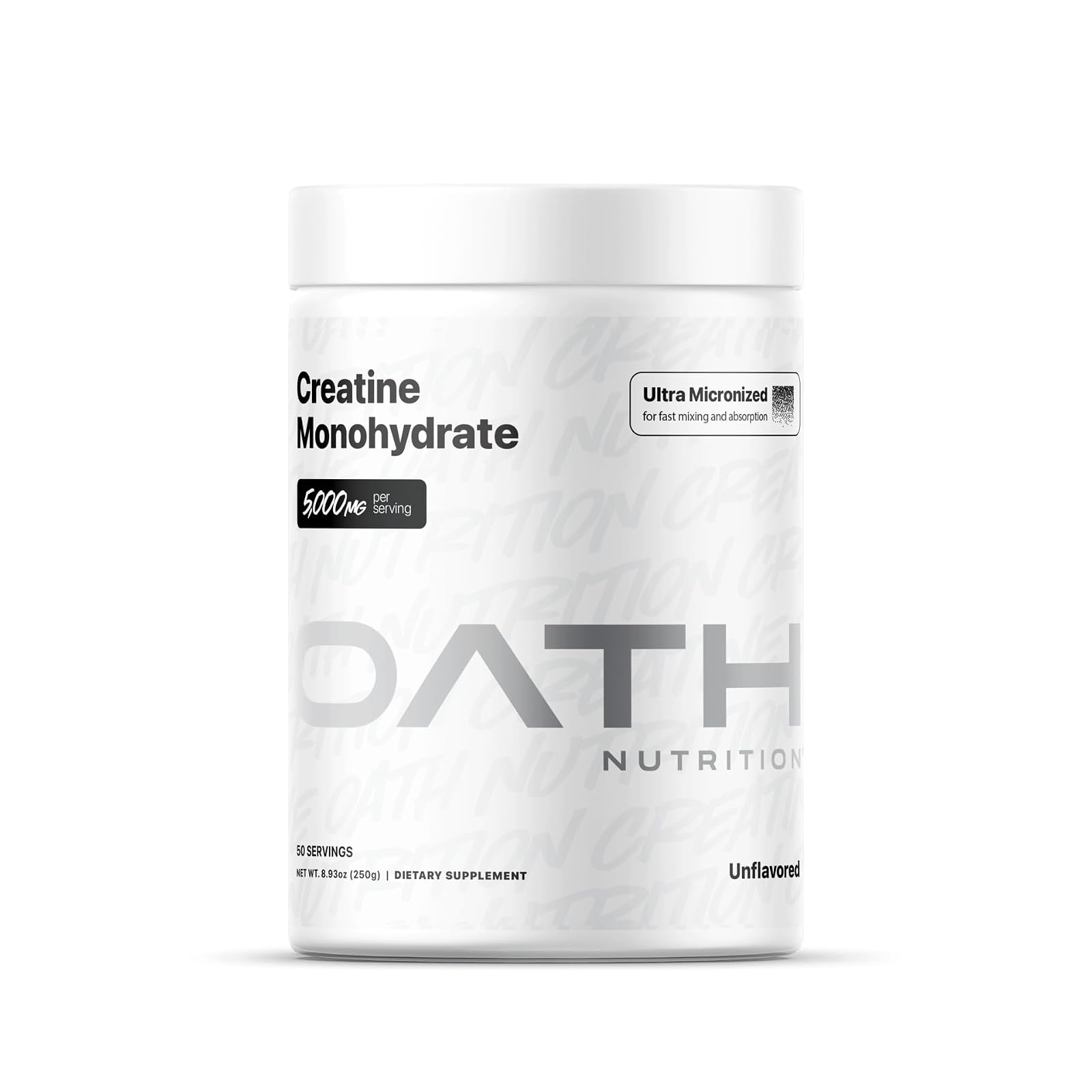 Oath Nutrition creatine monohydrate benefits
