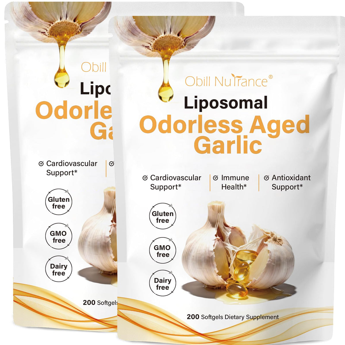 Obill aged garlic extract capsules