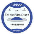 oblate discs for vitamin supplements