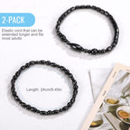 Obsidian and hematite for wellness