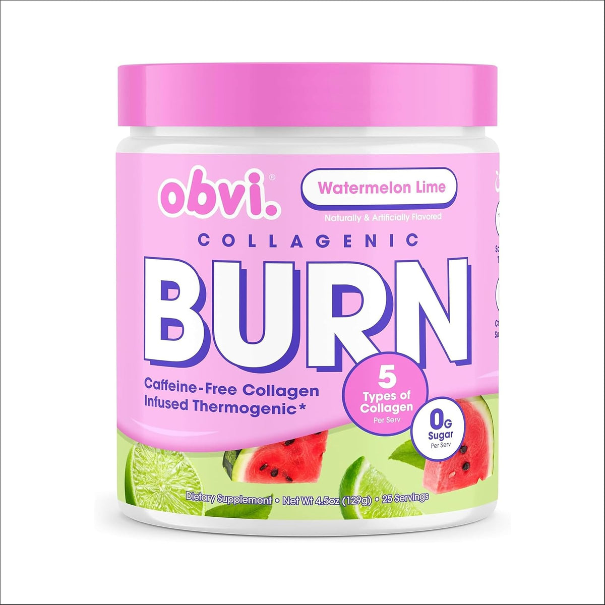 Obvi Collagenic Burn Powder benefits